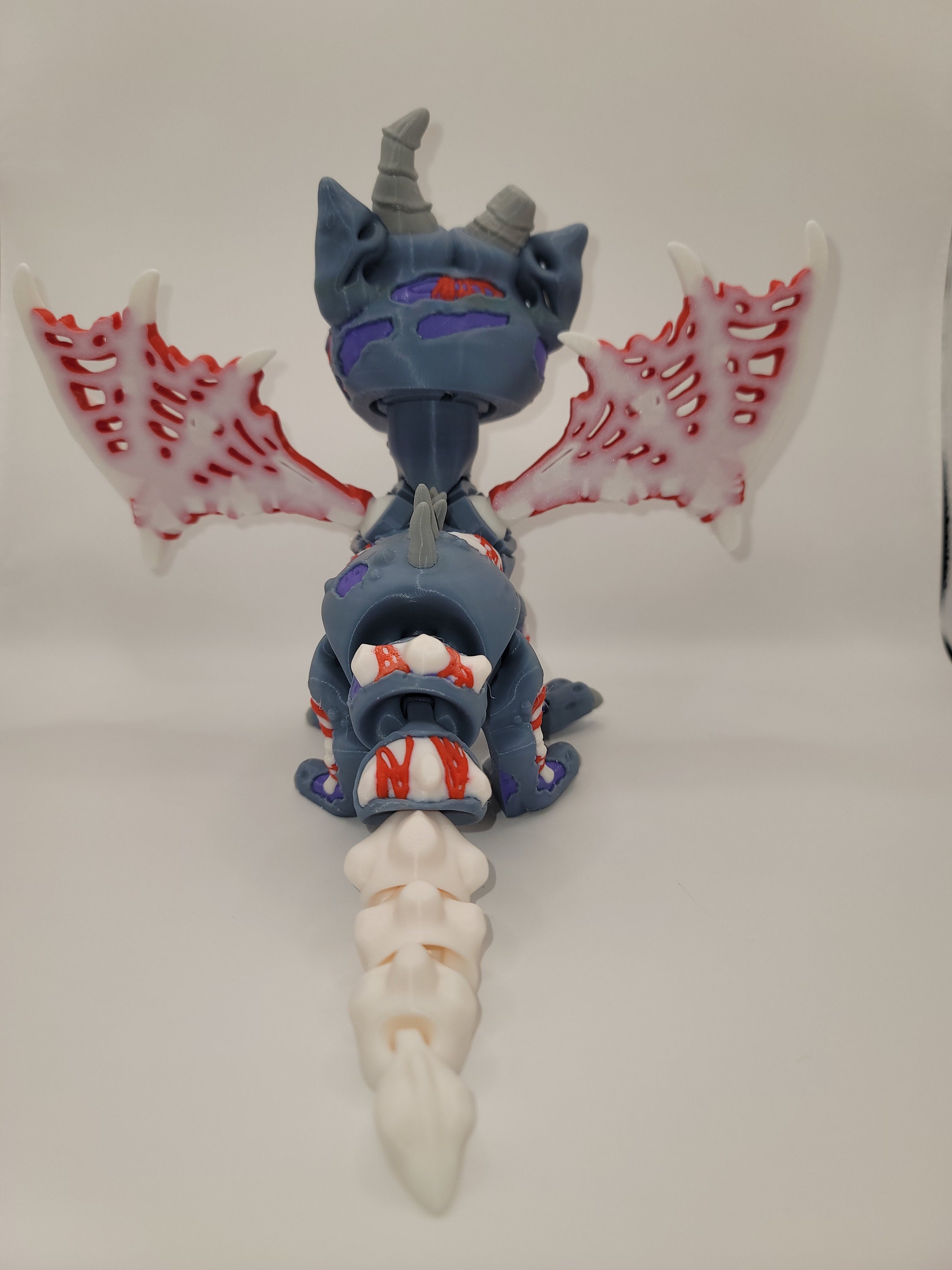 Zombie Dragon Flexi 3D Printed Model - Etsy