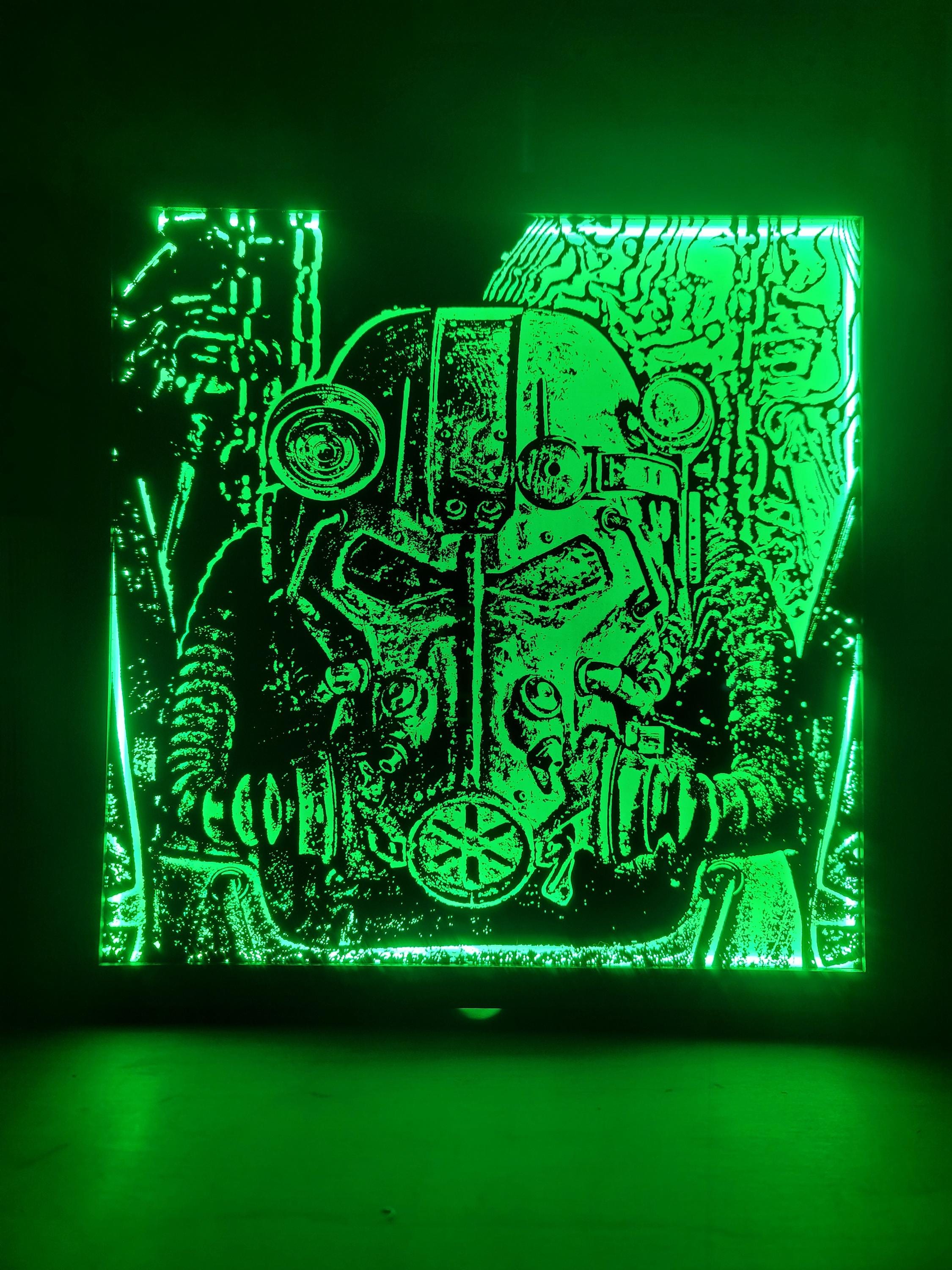 Fallout Green Glow Frame FAN ART - Etsy