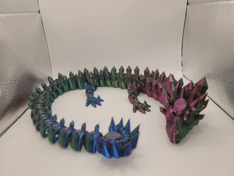 Dimond Dragon Flexi 3D Printed Model - Etsy
