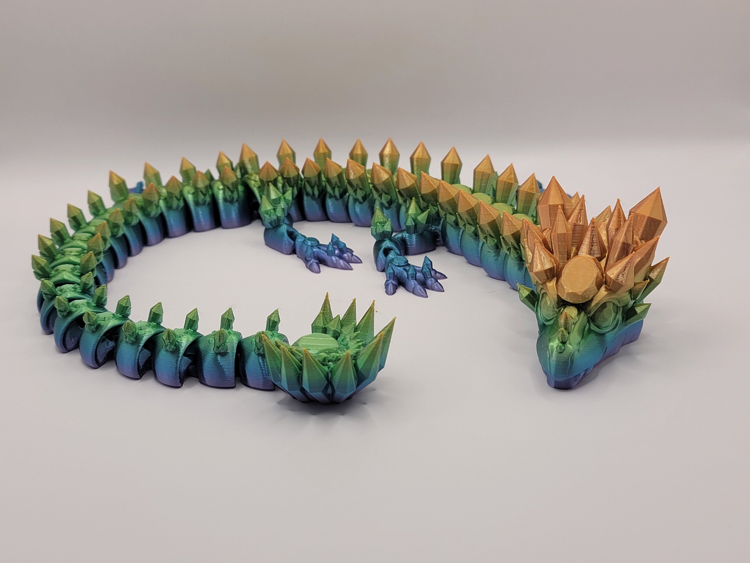 Dimond Dragon Flexi 3D Printed Model - Etsy