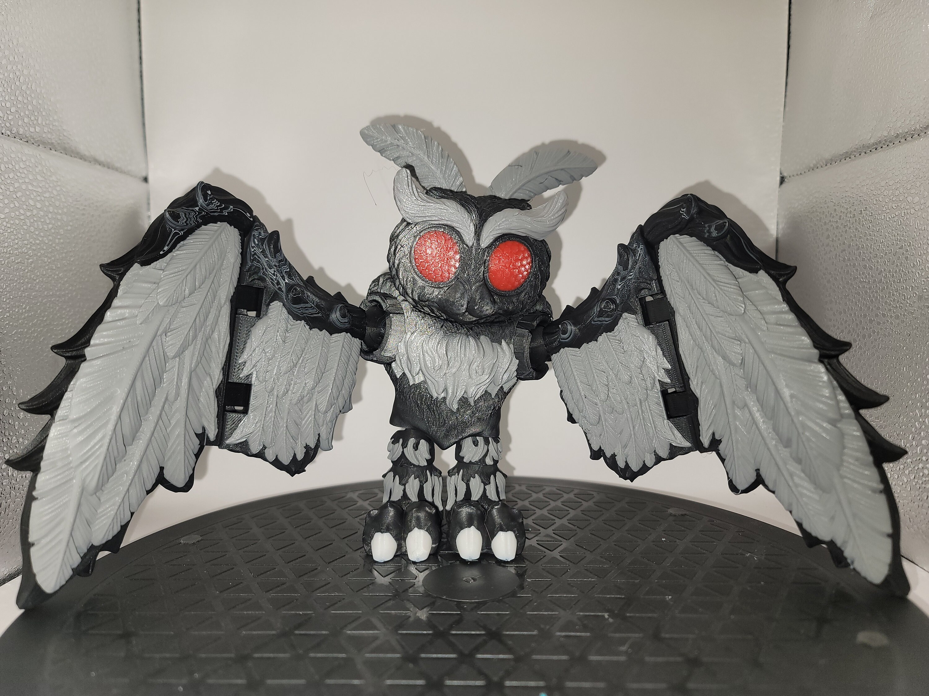 Mothman Cryptid Flexi 3D Printed Model - Etsy