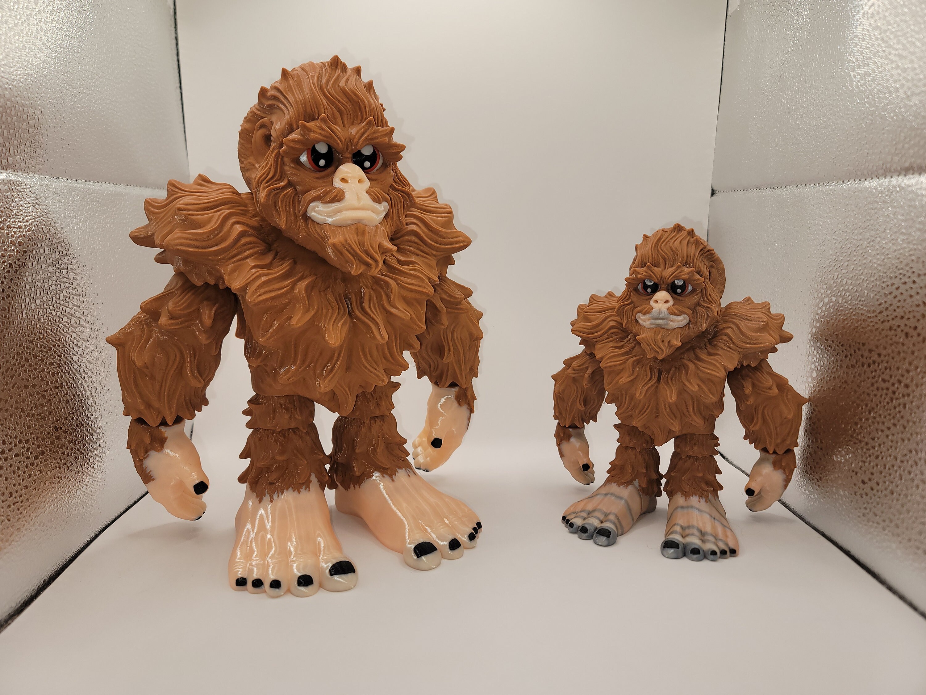 Bigfoot Cryptid Flexi 3D Printed Model - Etsy