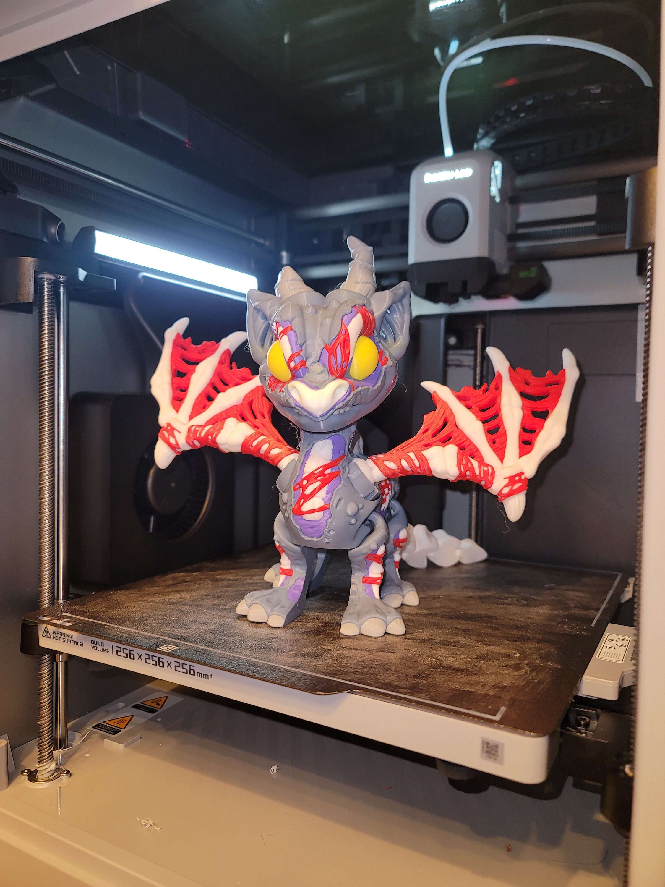 Zombie Dragon Flexi 3D Printed Model - Etsy