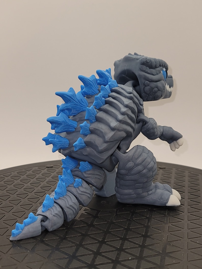 Godzilla Flexi 3D Printed Model - Etsy