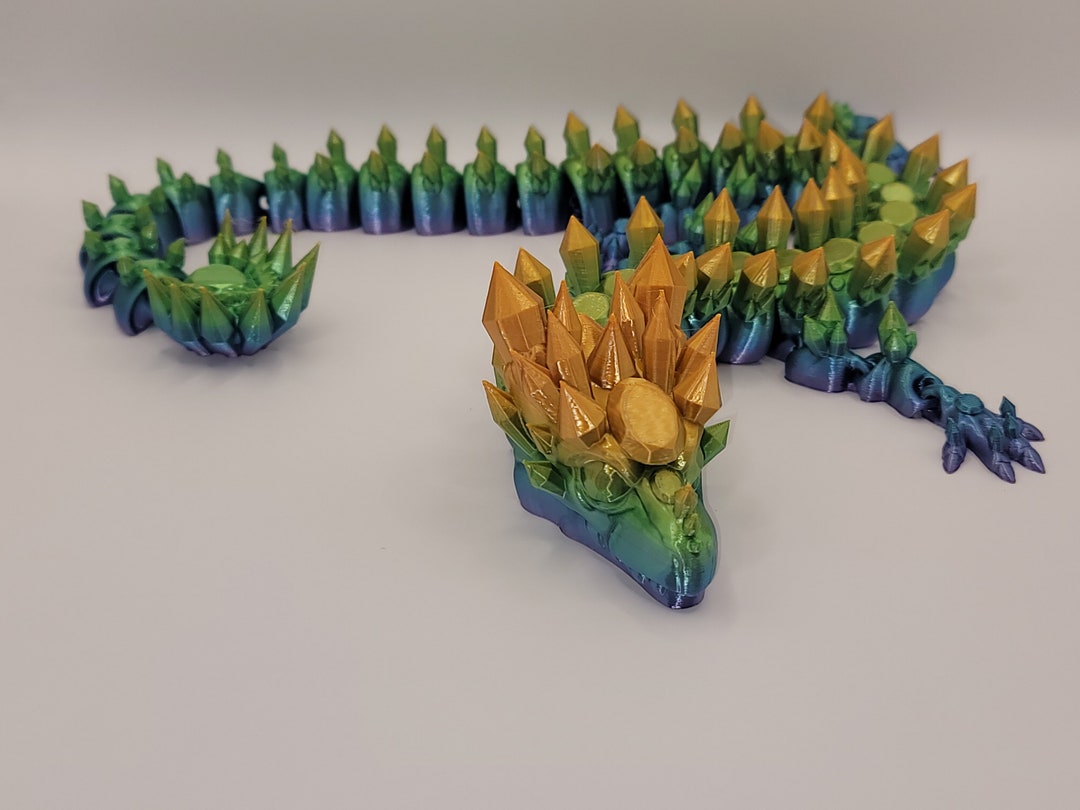 Dimond Dragon Flexi 3D Printed Model - Etsy