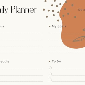 Ivory Boho Daily Planner - Etsy