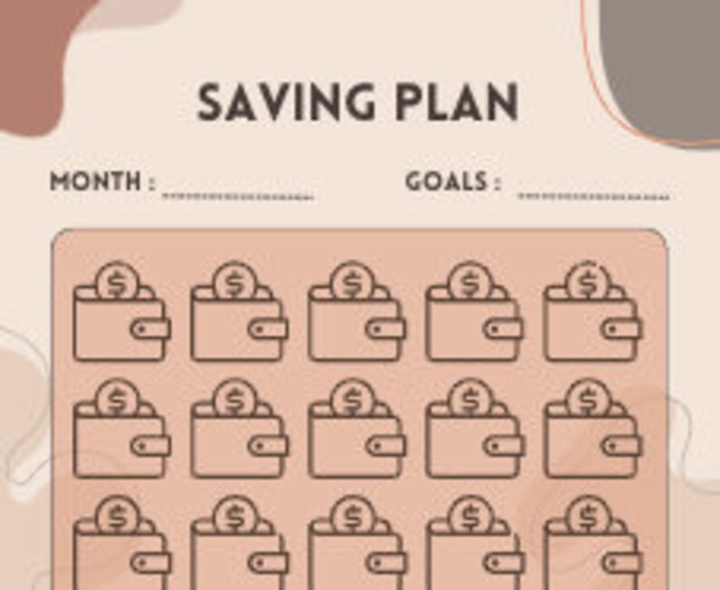 Beige Aesthetic Financial Planner - Etsy