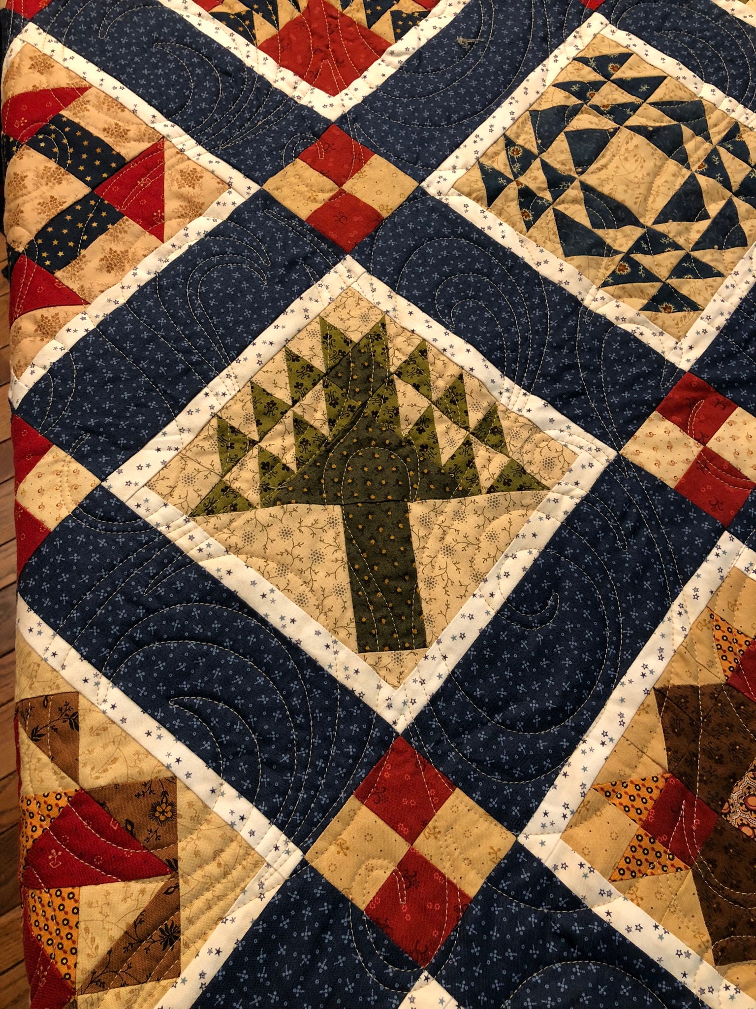 Civil War Reproduction Sampler Quilt - Etsy