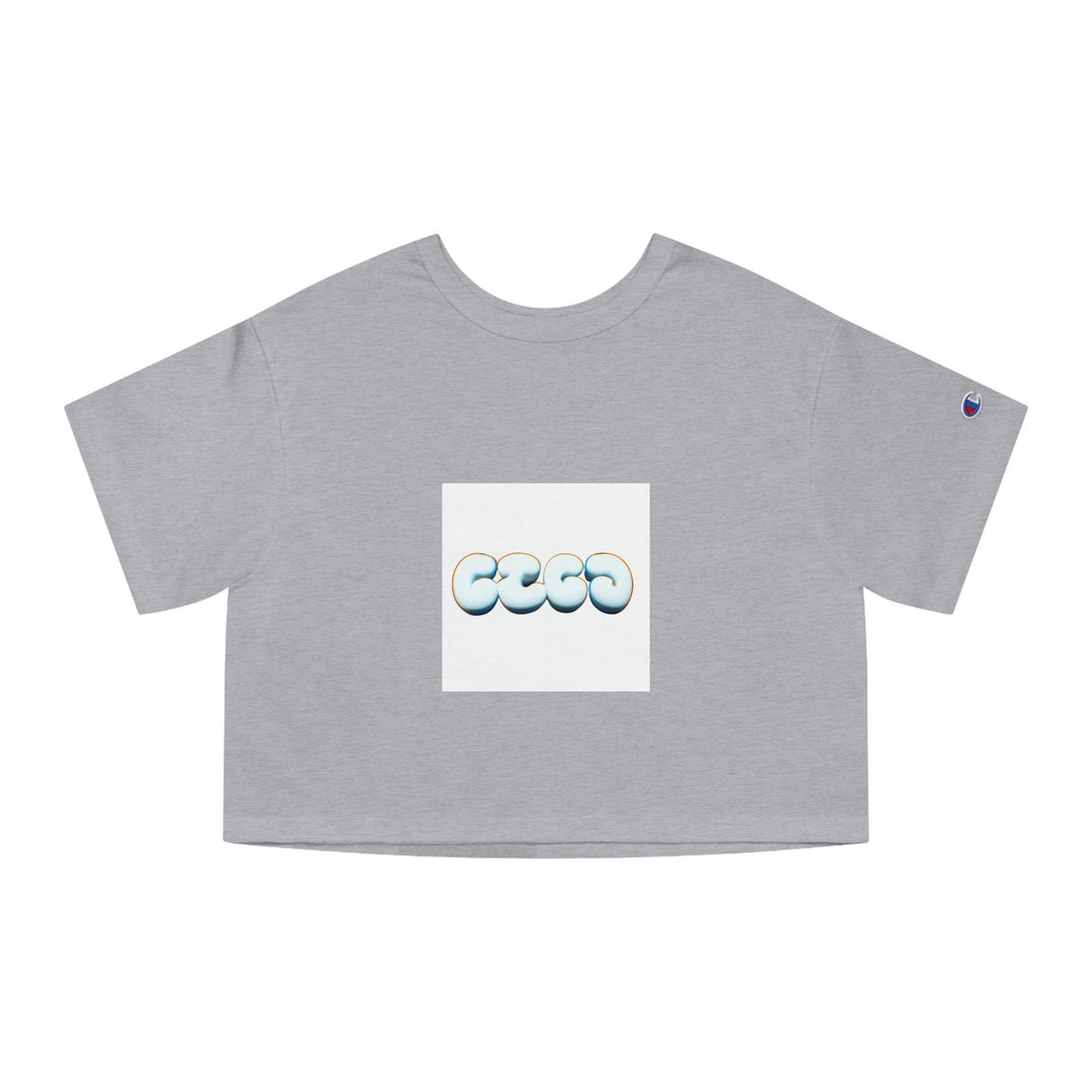 Y2K Front Print Logo Cropped T-shirt - Etsy