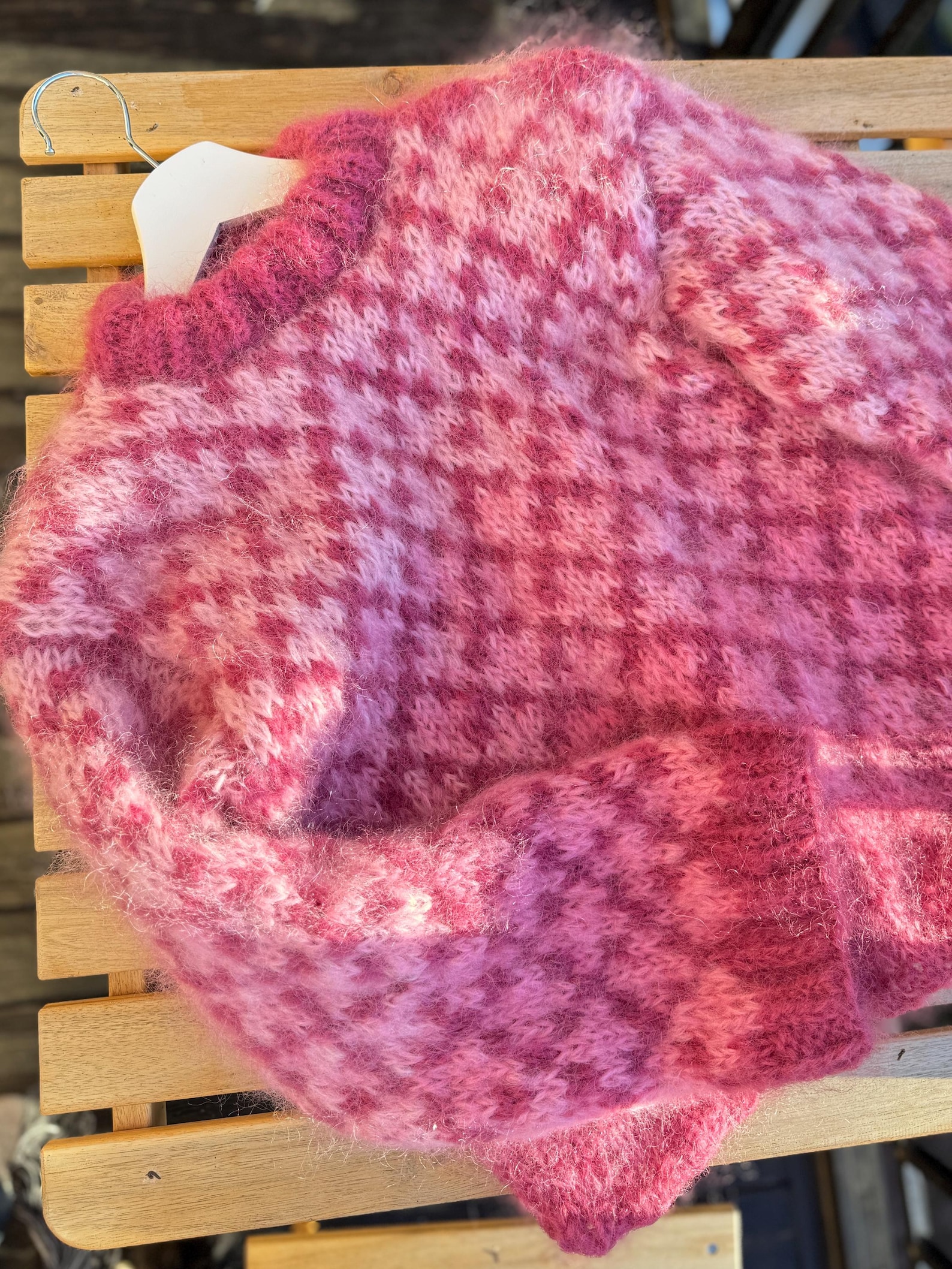 Lyngsweater (EN) Knitting Pattern - Easy Knit in Mohair (needle 10 Mm ...