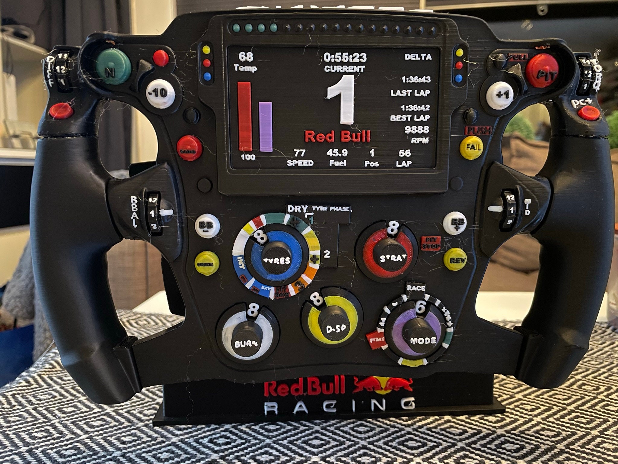 Max Verstappen Replica Stering Wheel - Etsy UK