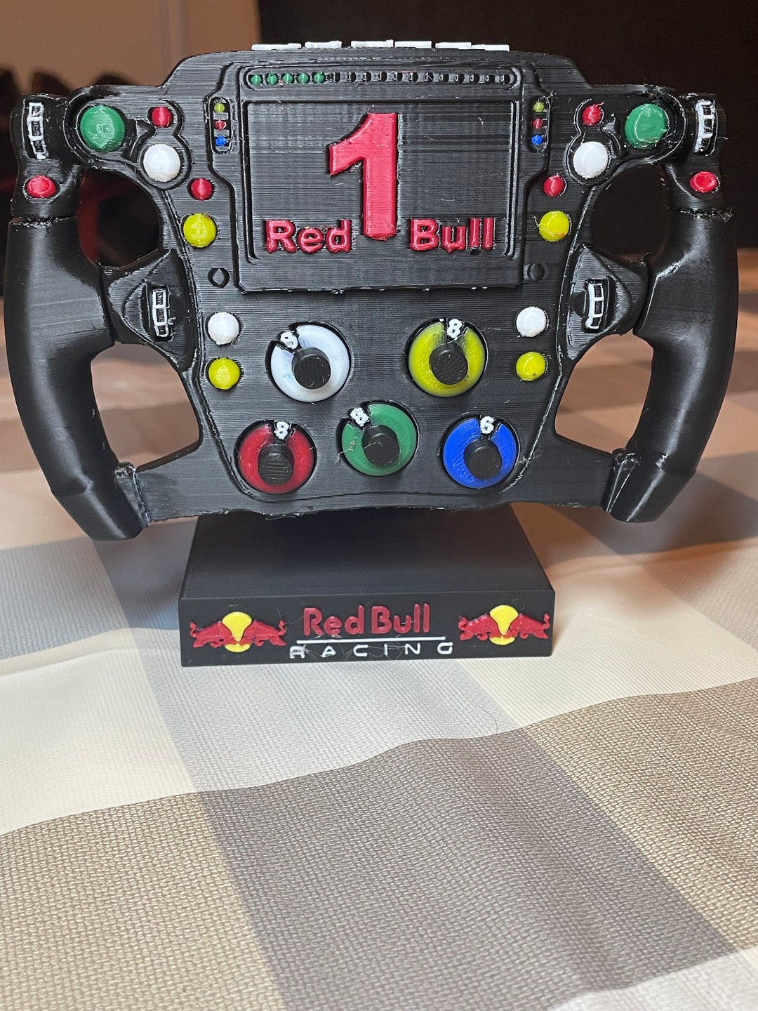 Mini F1 Steering Wheel Max Verstappen Red Bull - Etsy
