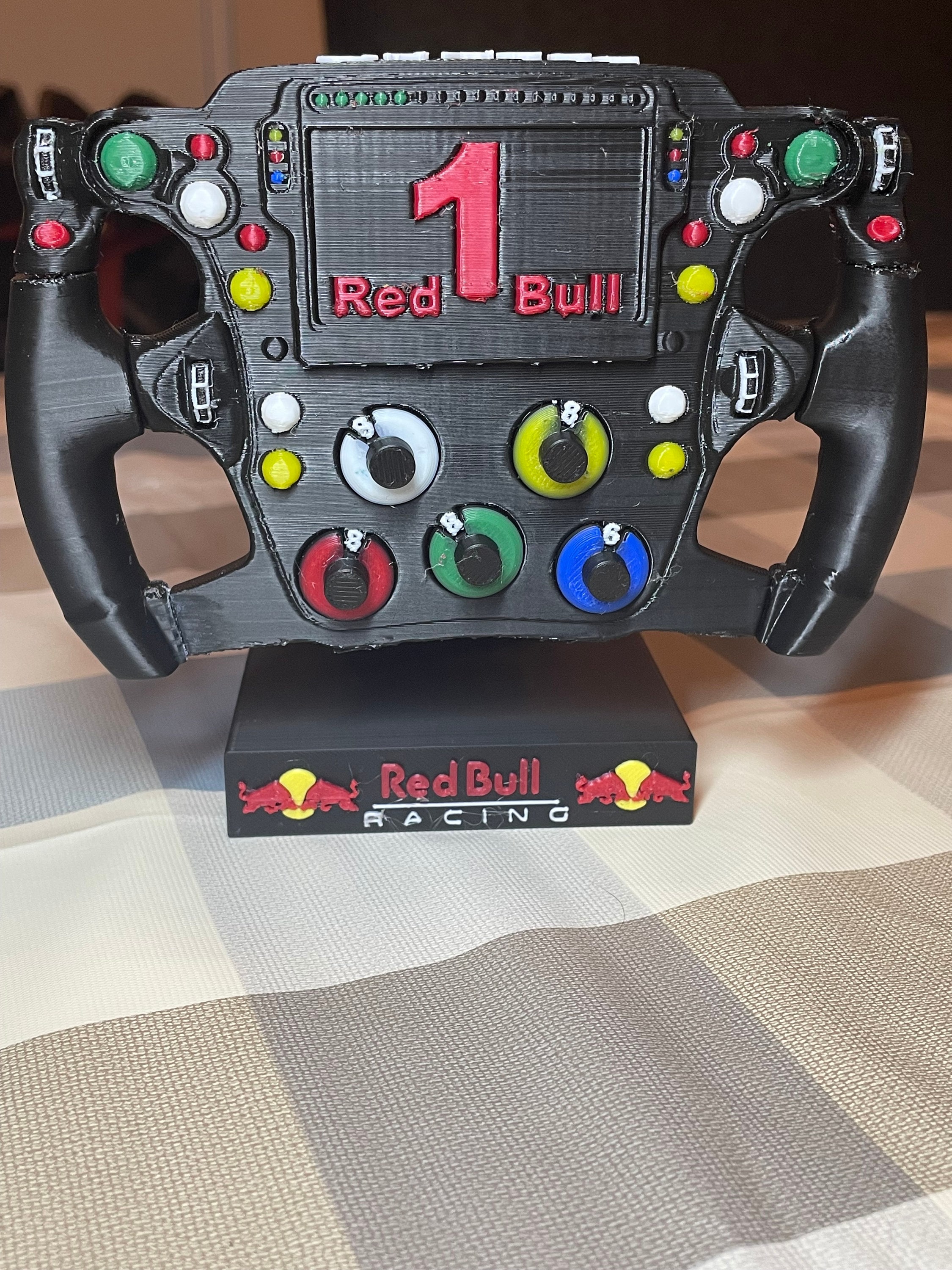 Mini F1 Steering Wheel Max Verstappen Red Bull - Etsy