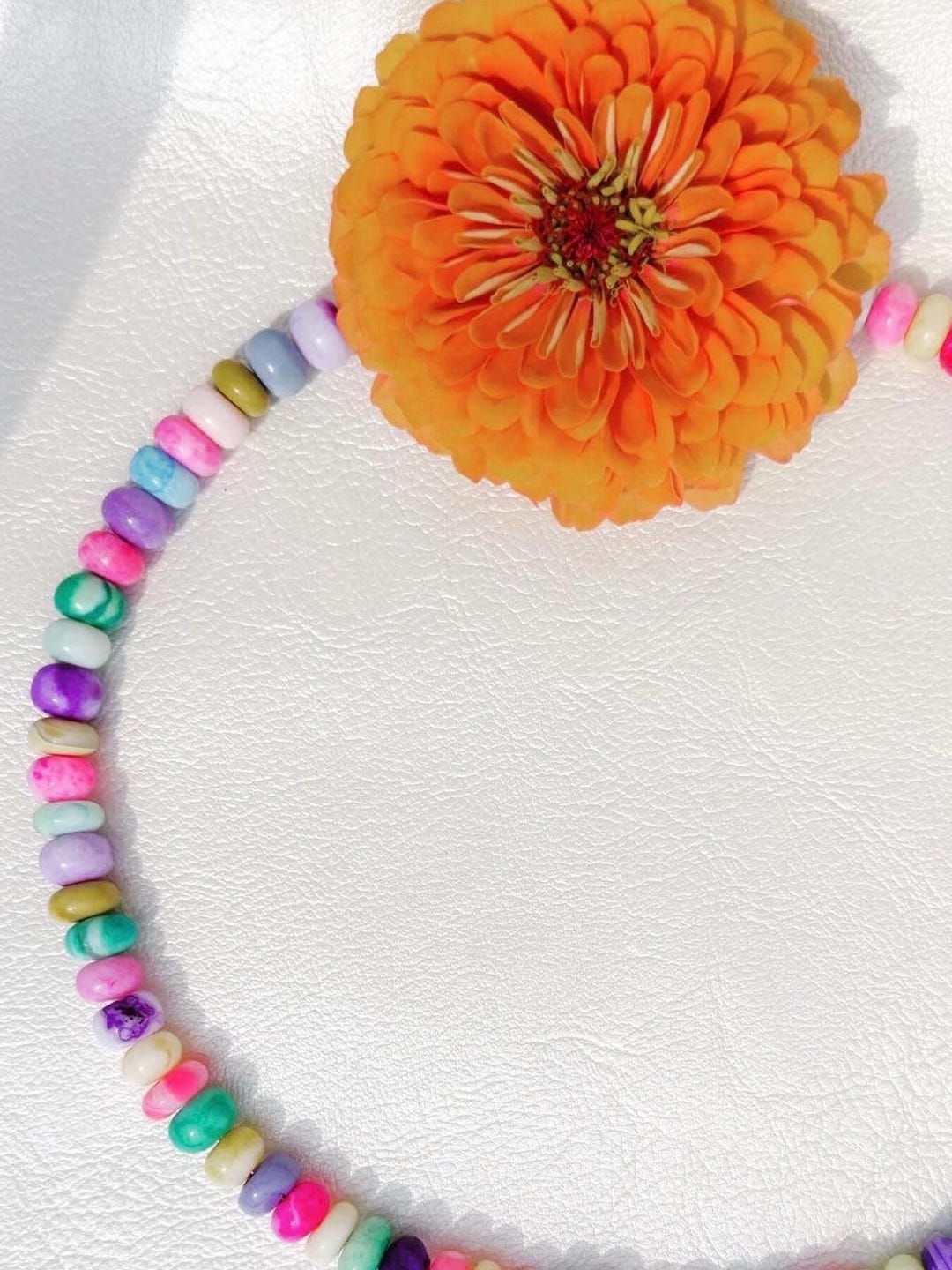 Customizable Opal Candy Necklace: Sterling Silver or Gold Filled - Etsy