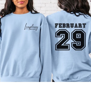 Leap Day Shirt February 29 Tshirt Leapling Birthday Gift Leap Year Bday ...