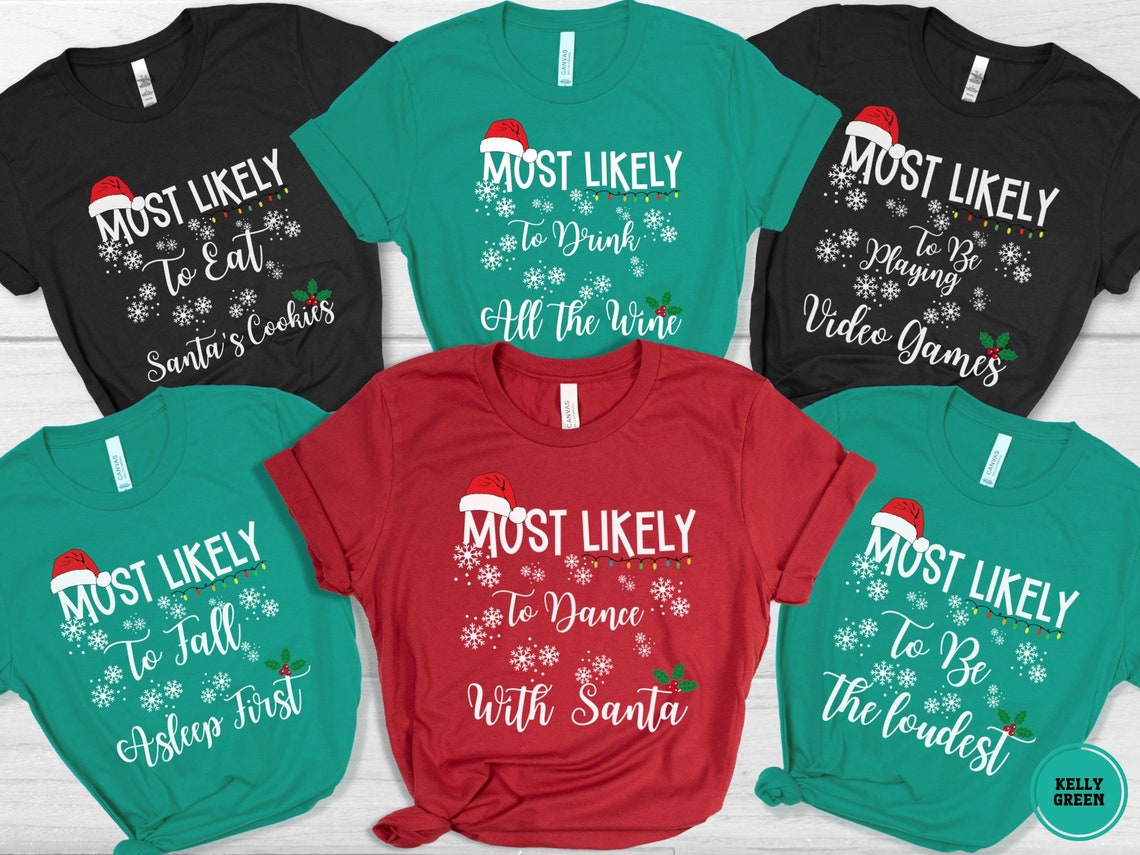 Custom Christmas Shirt Group Christmas Tshirt 63 Quotes - Etsy