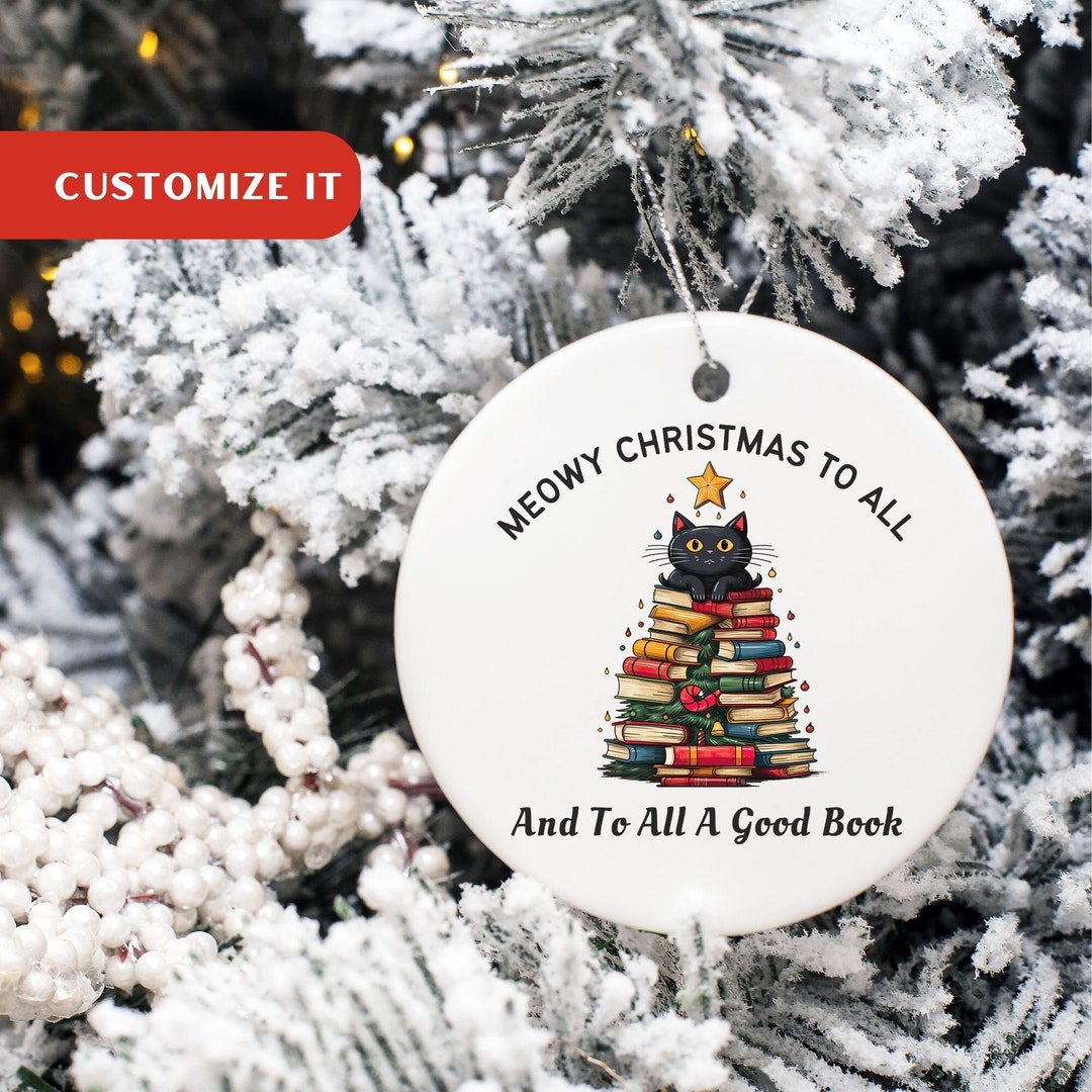 Christmas Ornament Custom Librarian Ornament Gift for Librarian Merry ...