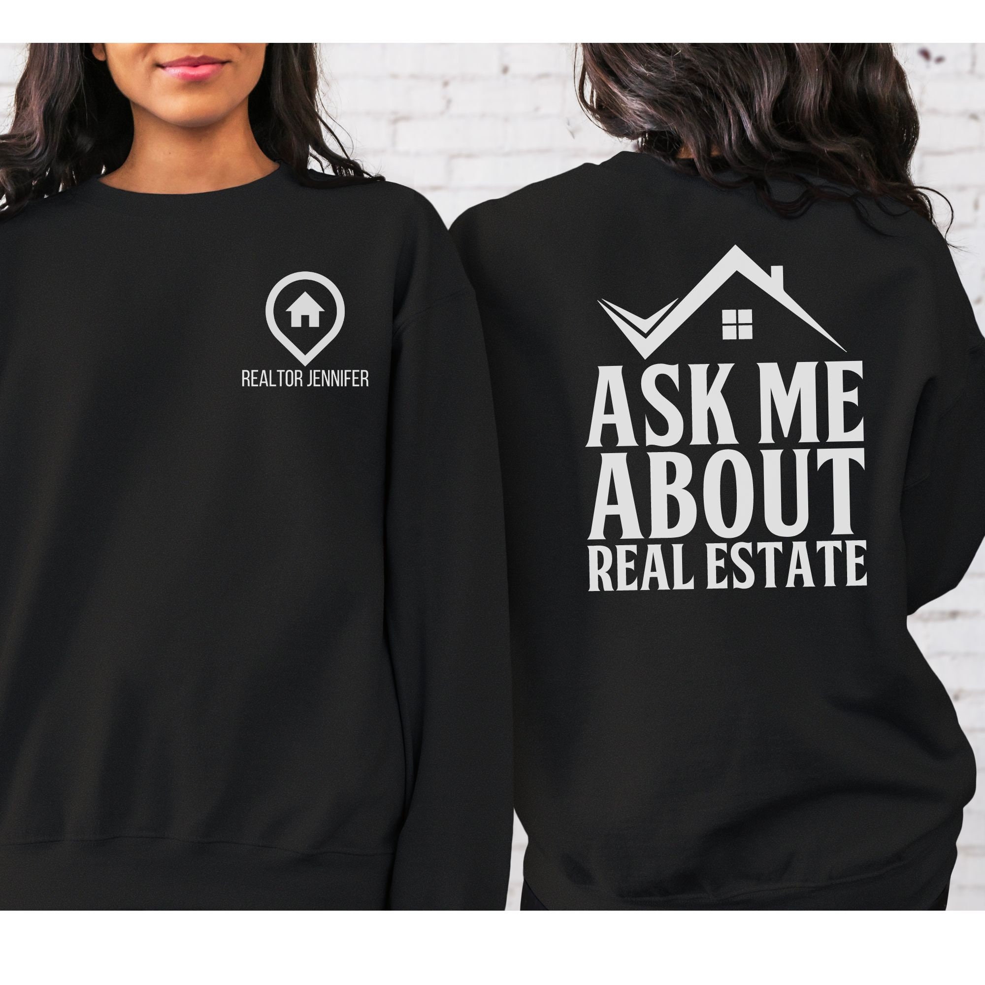 Custom Real Estate Sweatshirt Ask Me About Real Estate Shirt ...