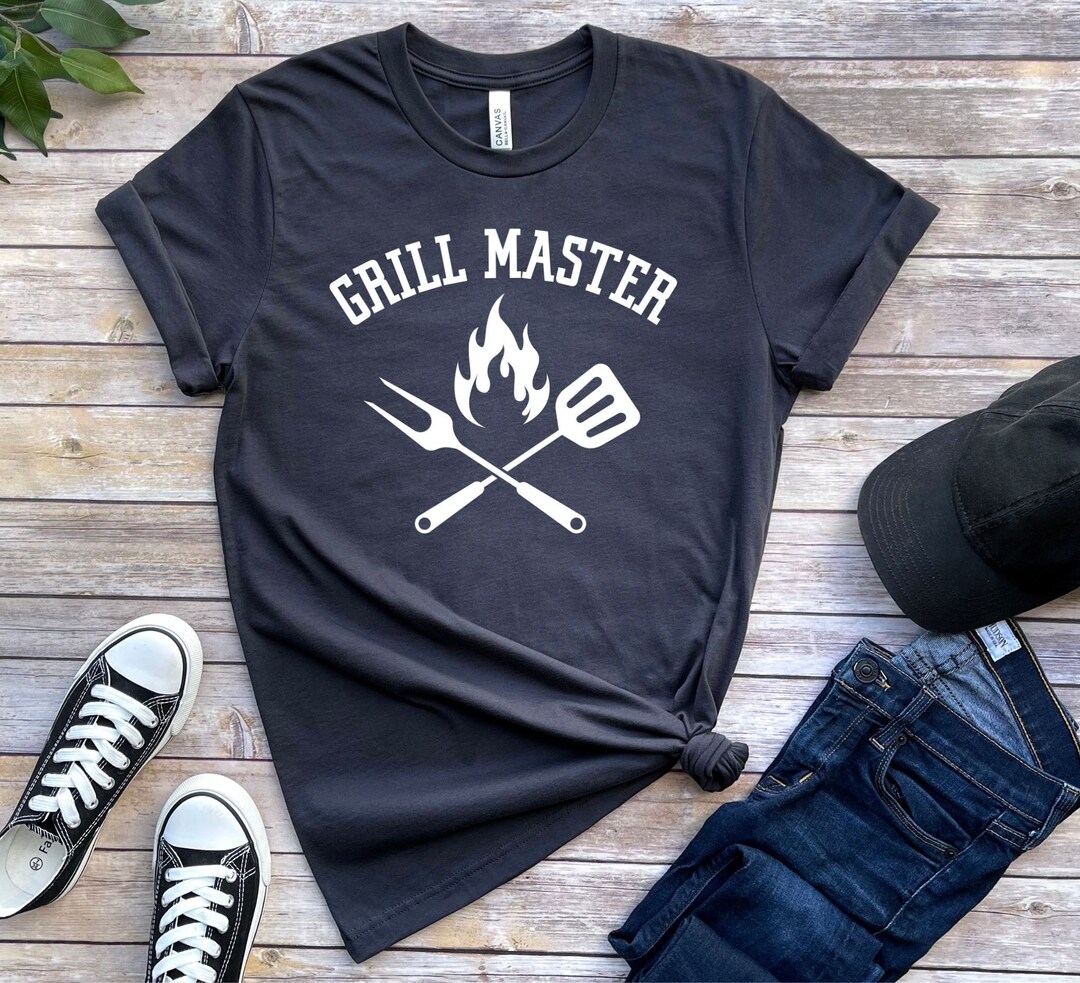 Grill Master Tshirt Grill Dad Shirt Fathers Day Gift Grilling T Shirt ...