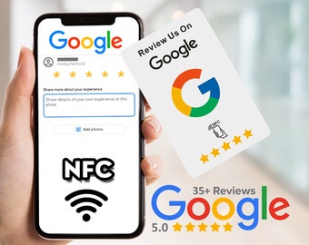 NFC Contactless Google Review Cards Google Review Pvc Printed Feedback ...