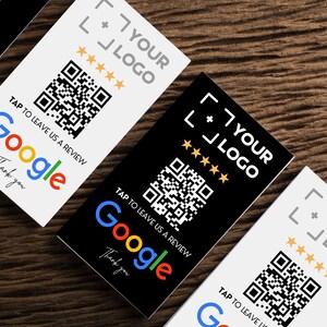 Google Review Card Template Editable Canva Review Cards Custom Google ...