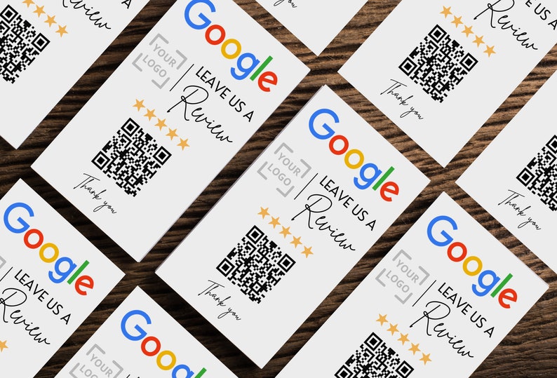 Editable Canva Review Cards Google Review Card Template Custom Google ...