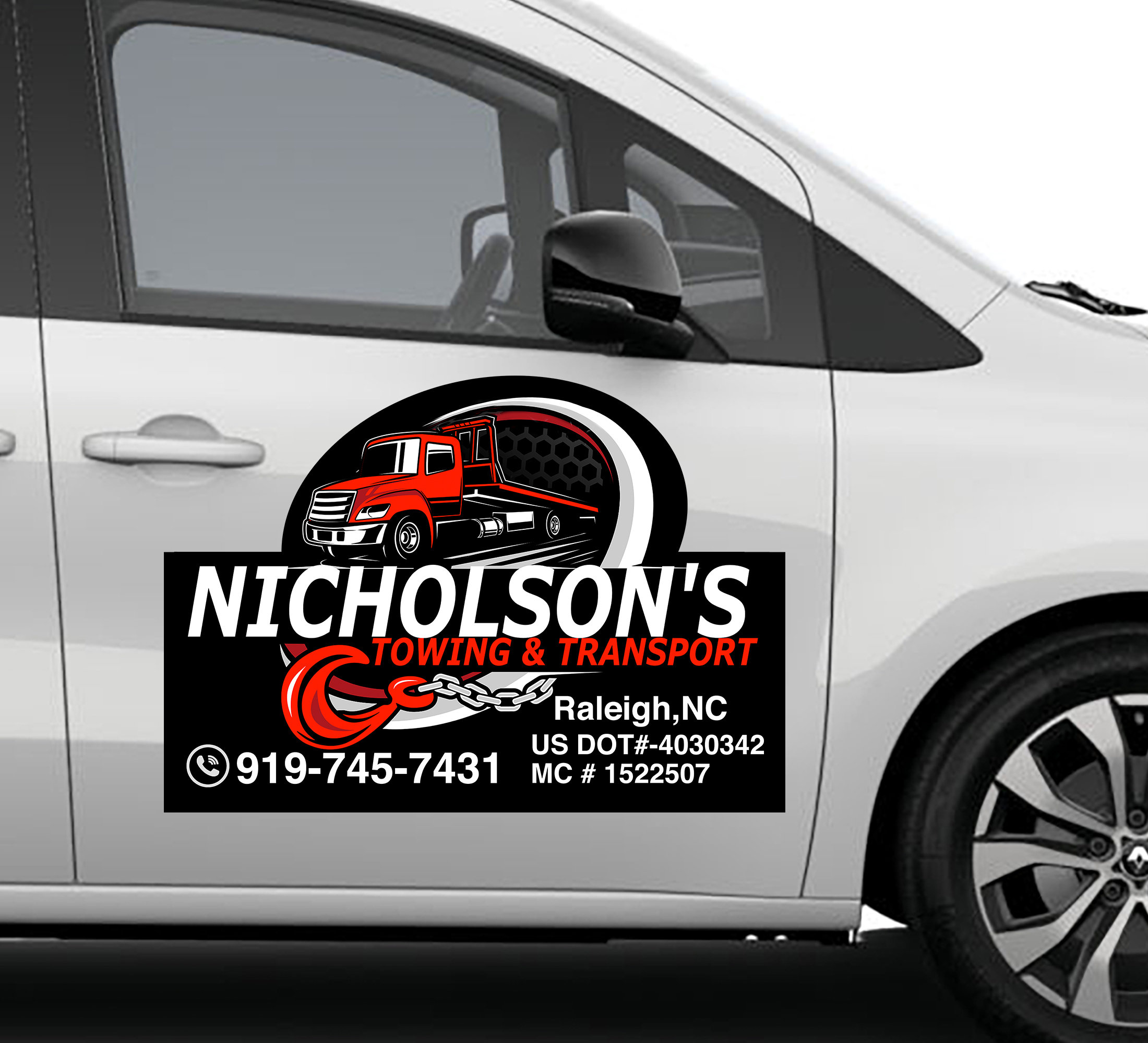 Custom Car Magnet Sign Personalize Full Color Print Commercial ...