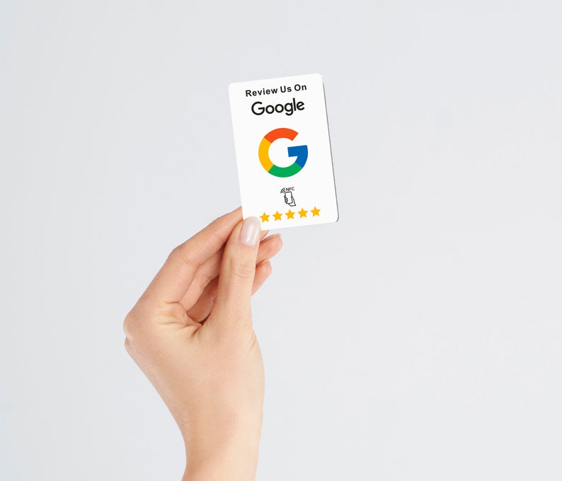 NFC Contactless Google Review Cards Google Review Pvc Printed Feedback ...