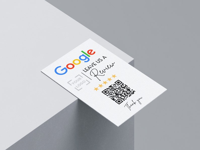 Editable Canva Review Cards Google Review Card Template Custom Google ...