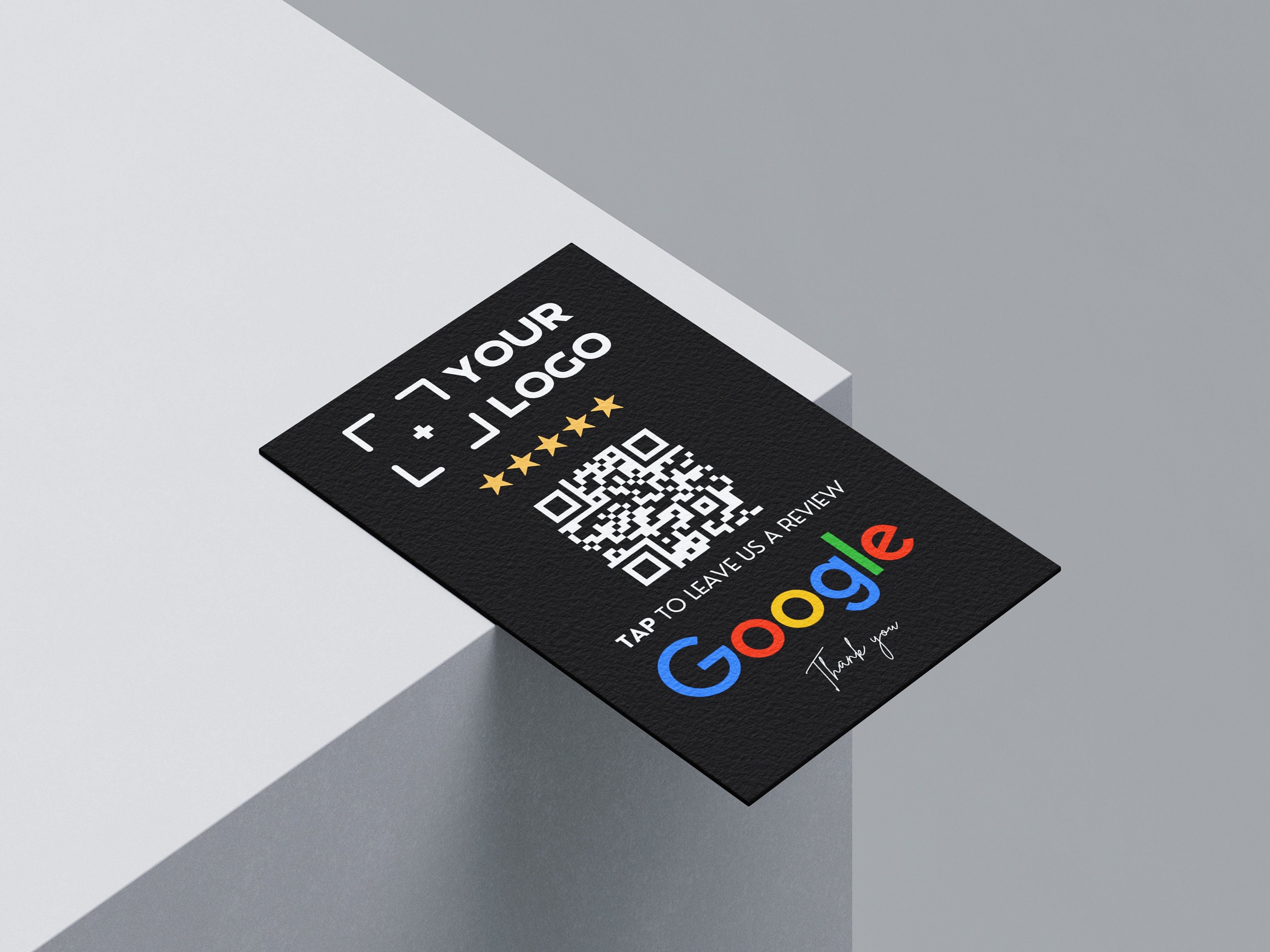 Google Review Card Template Editable Canva Review Cards Custom Google ...