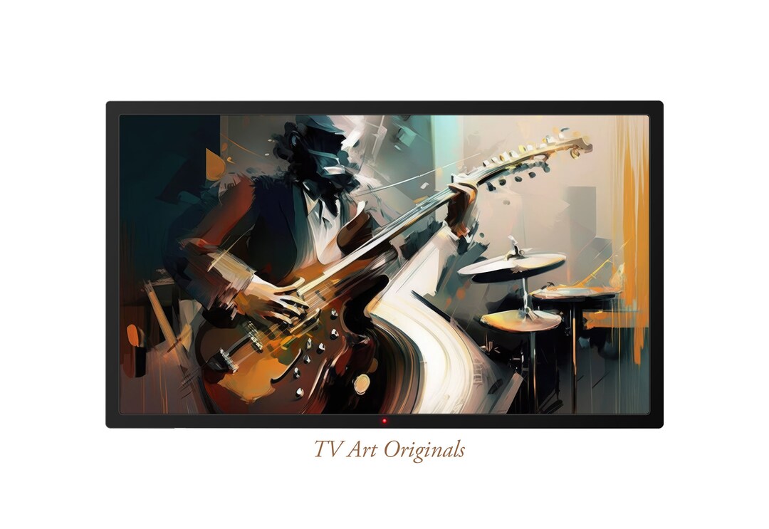 Jazz Frame TV Art Abstract Samsung TV Frame Art Blues Jazz - Etsy