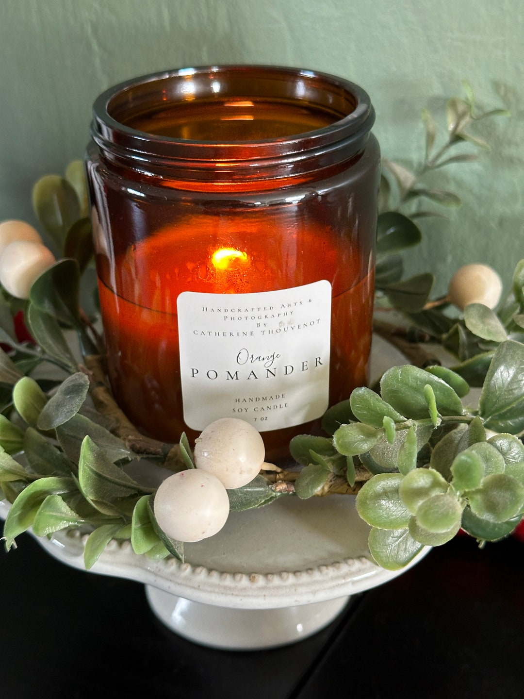 Orange Pomander Soy Candle - Etsy