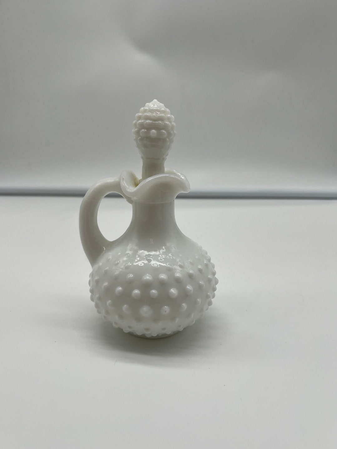 Hobnail Avon Milk Glass Perfume Bottle With Stopper - Etsy