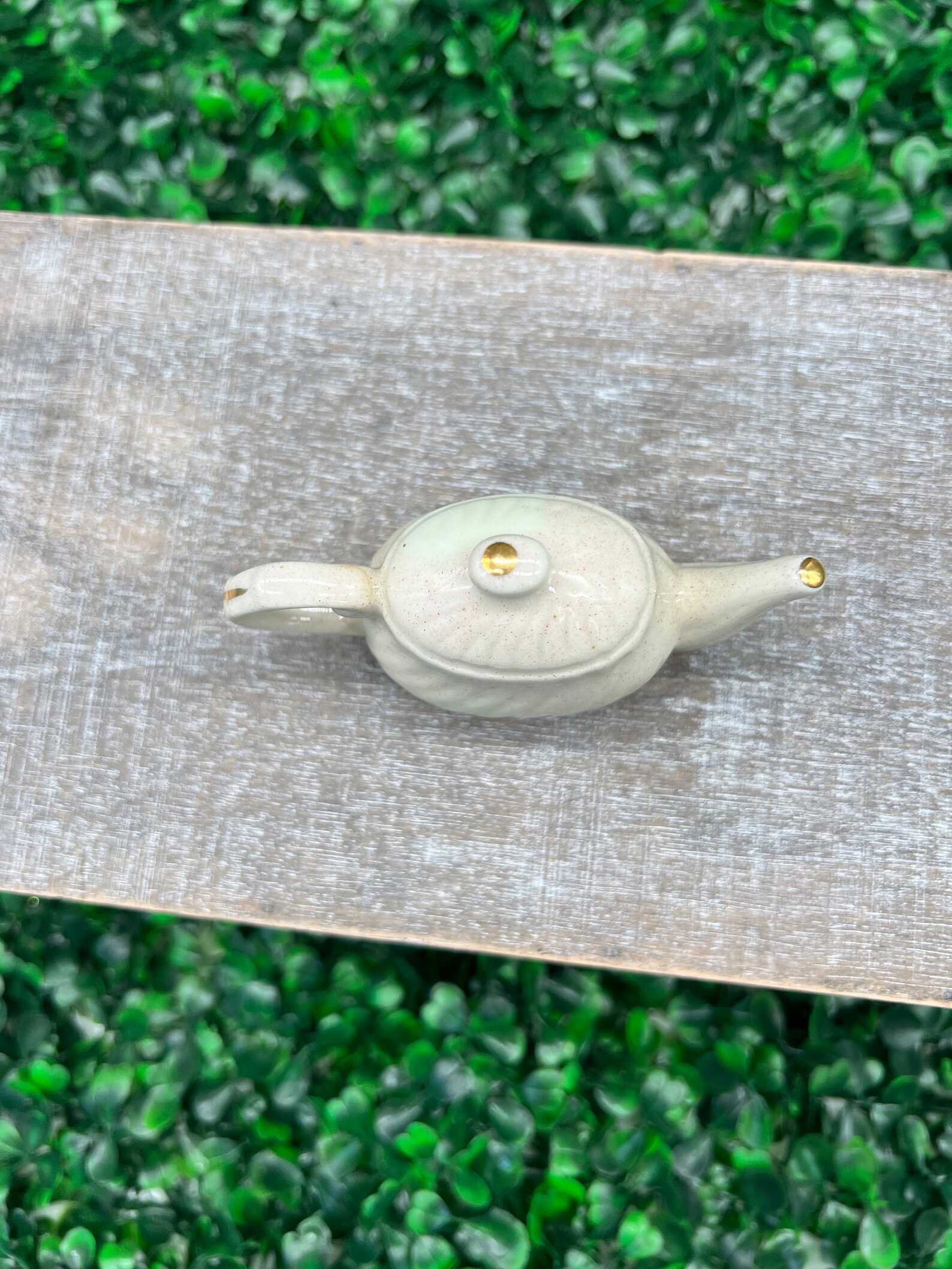 Vintage Miniature Floral Teapot - Etsy