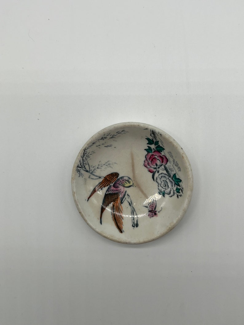 Porcelain Bird Butter Pat - Etsy