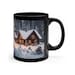 Cozy Winter Cabin Mug Log Cabin Coffee Cup Cabin Fireplace Coffee Mug ...
