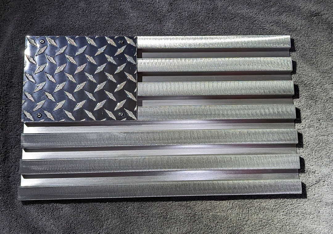 Aluminum American Flag High End US Flag Metal Flag Patriot Gift Veteran ...