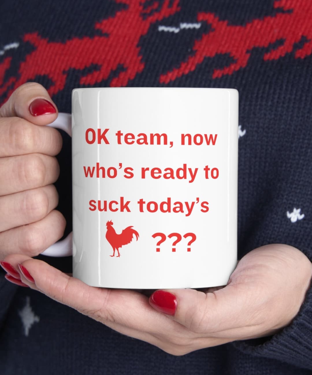 Funny Vulgar Coffee Mug Hilarious Work Coffee Cup Boss Employer Gag ...