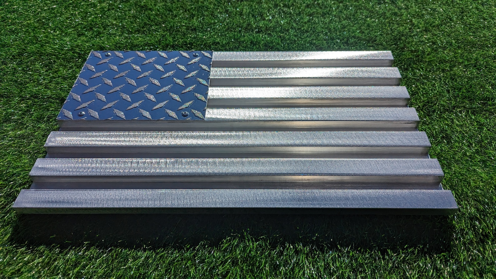 Aluminum American Flag High End US Flag Metal Flag Patriot Gift Veteran ...