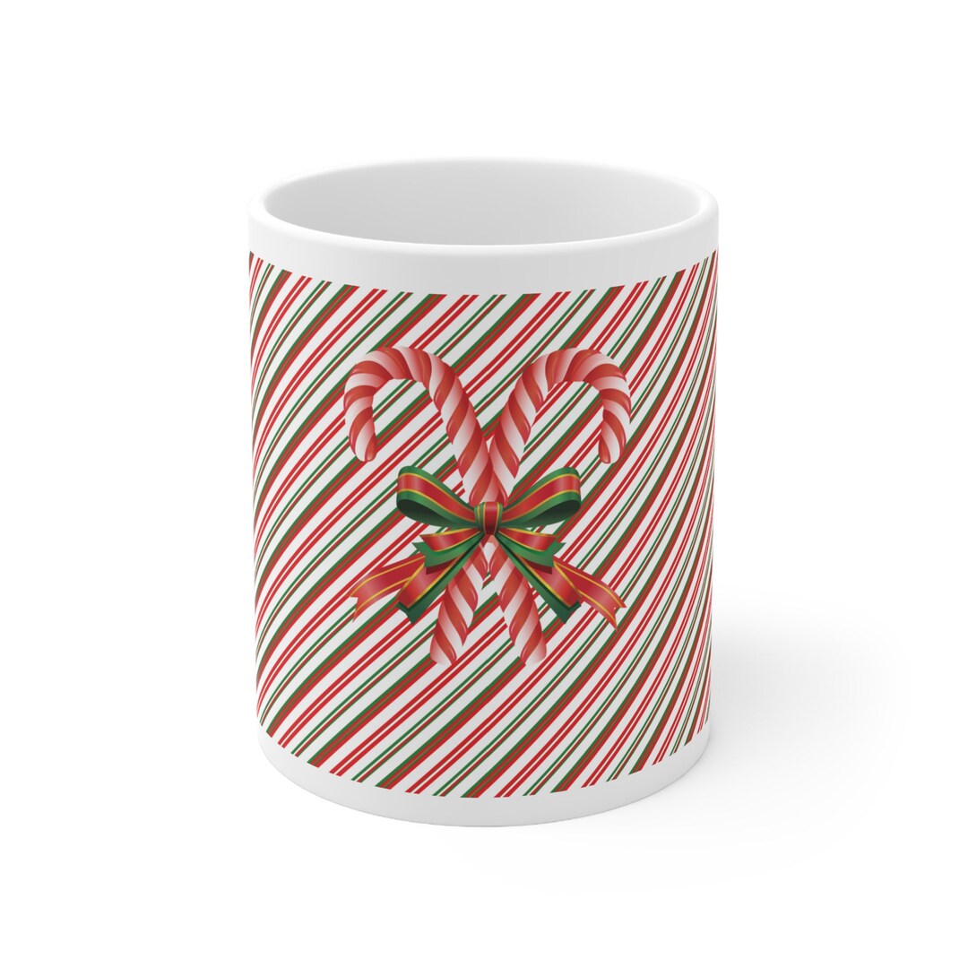 Candy Cane Holder Coffee Mug Candy Cane Display Coffee Cup Christmas ...