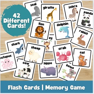 My First Animal Flashcards for Toddlers to Kindergarten Digital ...