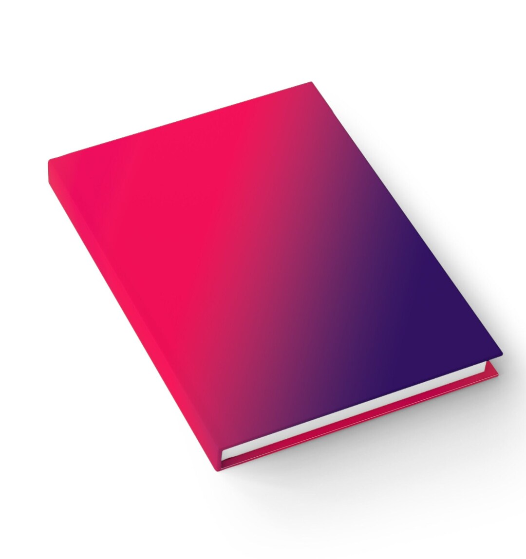 Journal Purple to Red Orange Gradient, Bold Color Diary, Gradient ...