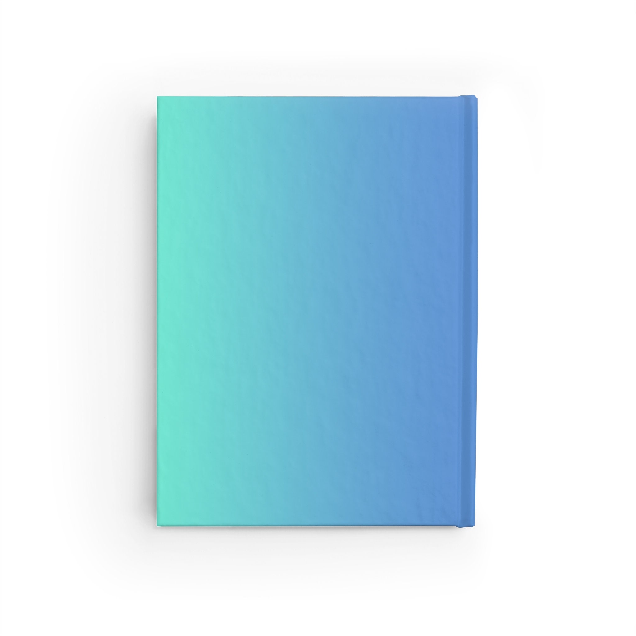 Journal, Blank Page, Blue Gradient Notebook, Minimalist Journal ...