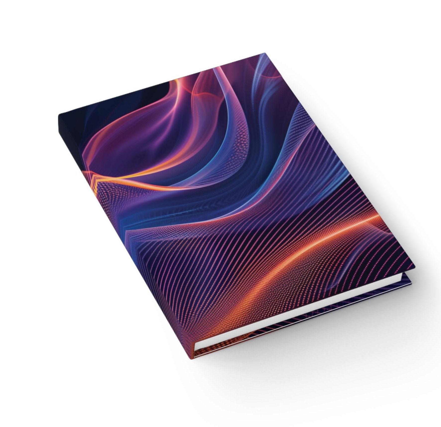 Journal - Ruled Line, Neon Art Journal, Futuristic Design, Tech ...