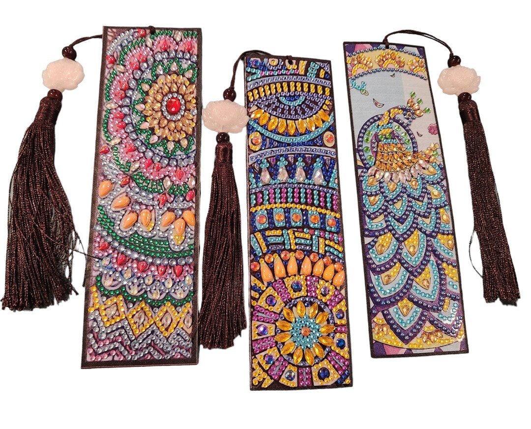 Diamond Art Bookmarks Daimon Art Book Mark Book - Etsy