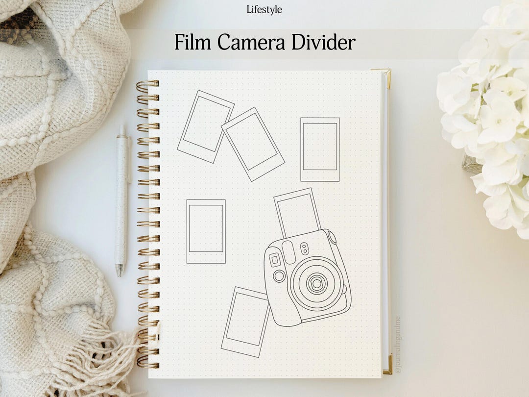 Film Camera Divider | Bullet | Journaling | Planner | Notebook ...