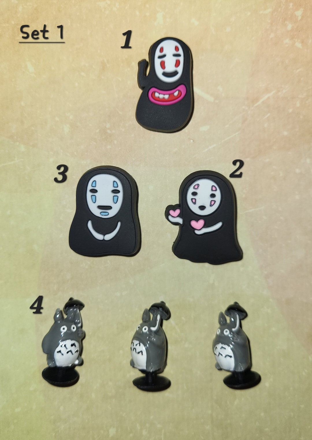 Spirited Away Movie Character Croc Charms/ Button Accessories / Jibbitz ...