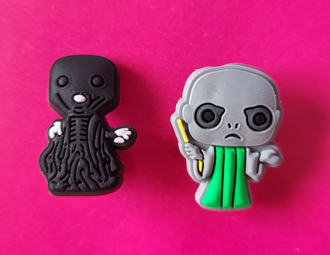 Harry Potter. Dementor and Lord Voldemort Croc Charms - Etsy