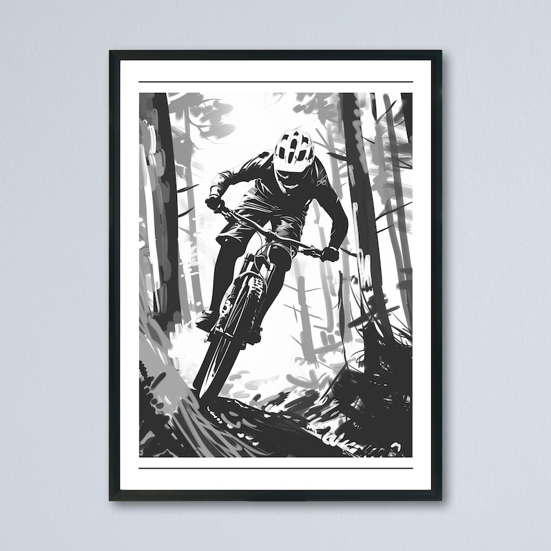 Mountain Artwork Poster - Etsy