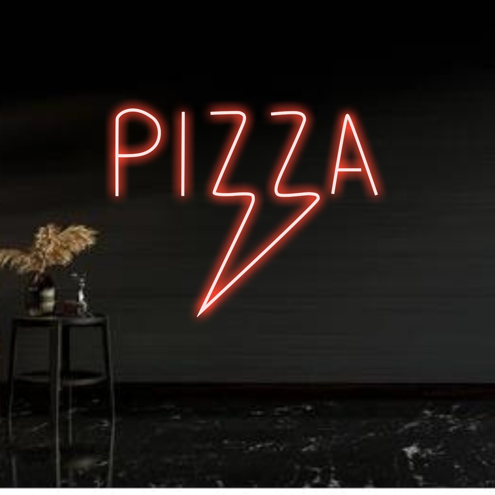 Pizza Open Neon Sign Custom Pizza LED Sign Pizza Restaurant Decor Food ...